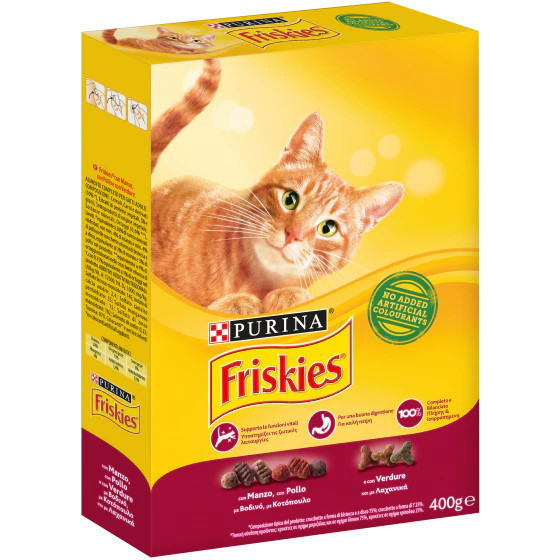 Cat food - beef, chicken and vegetables - Friskies - 400g | Karadar...